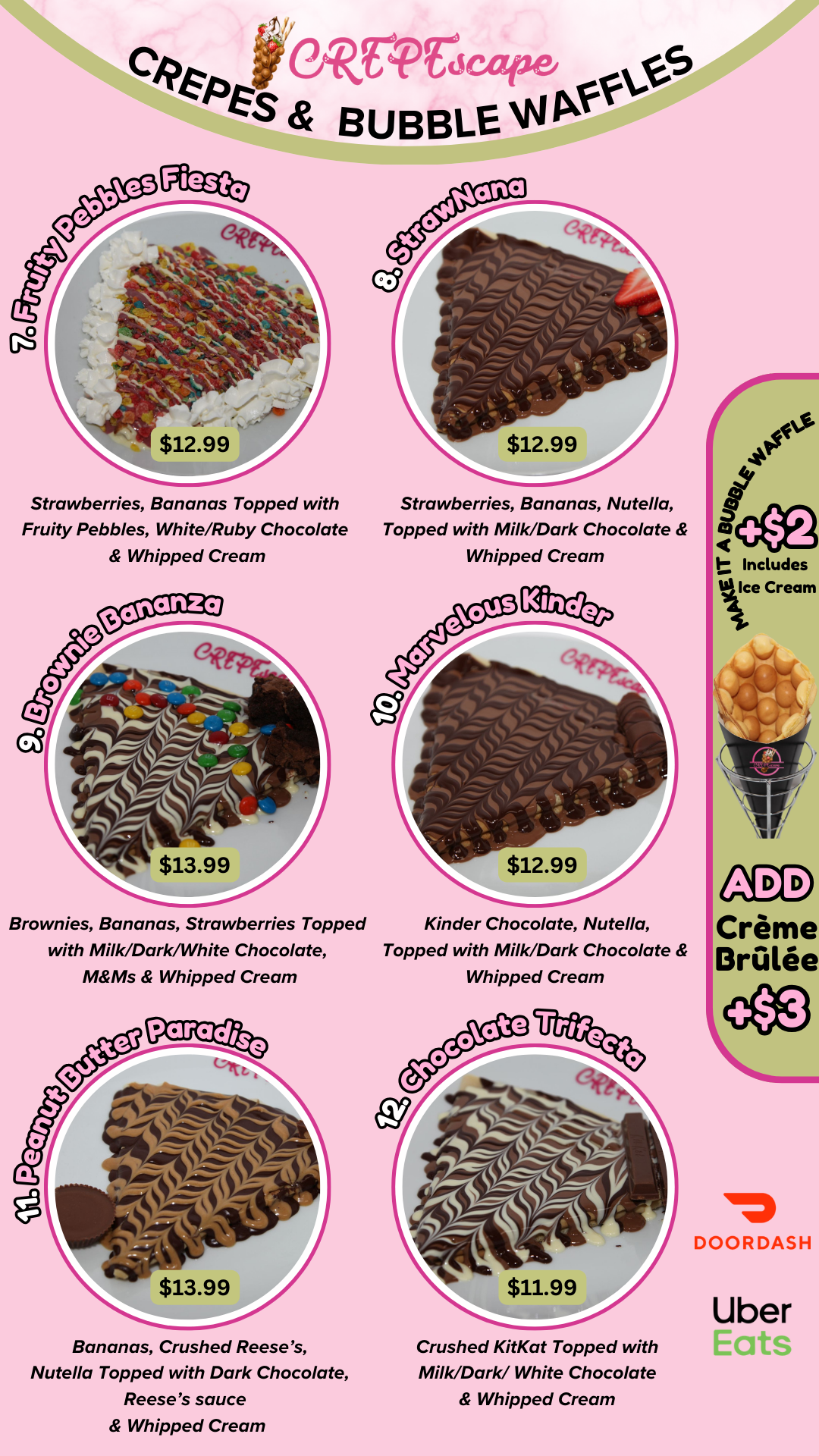 Crepe Escape Ohio | Cleveland's Favorite Dessert Shop!